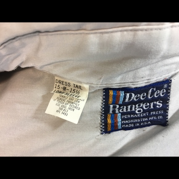 Dee Cee Rangers | Shirts | Dee Cee Rangers Dress Tail Long Sleeve Shirt ...